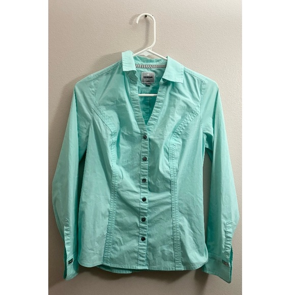 Express | Tops | 5 Must Bundle Express Mint Green Blue Button Down ...